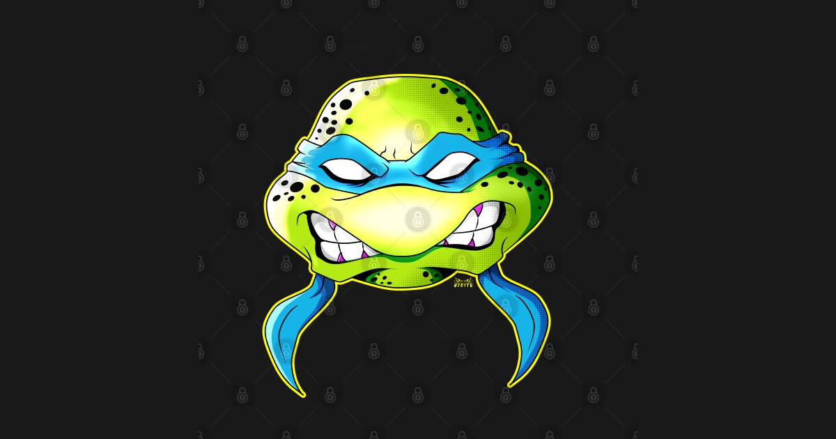 Angry Blue Ninja Turtle - Ninja Turtles - T-Shirt | TeePublic