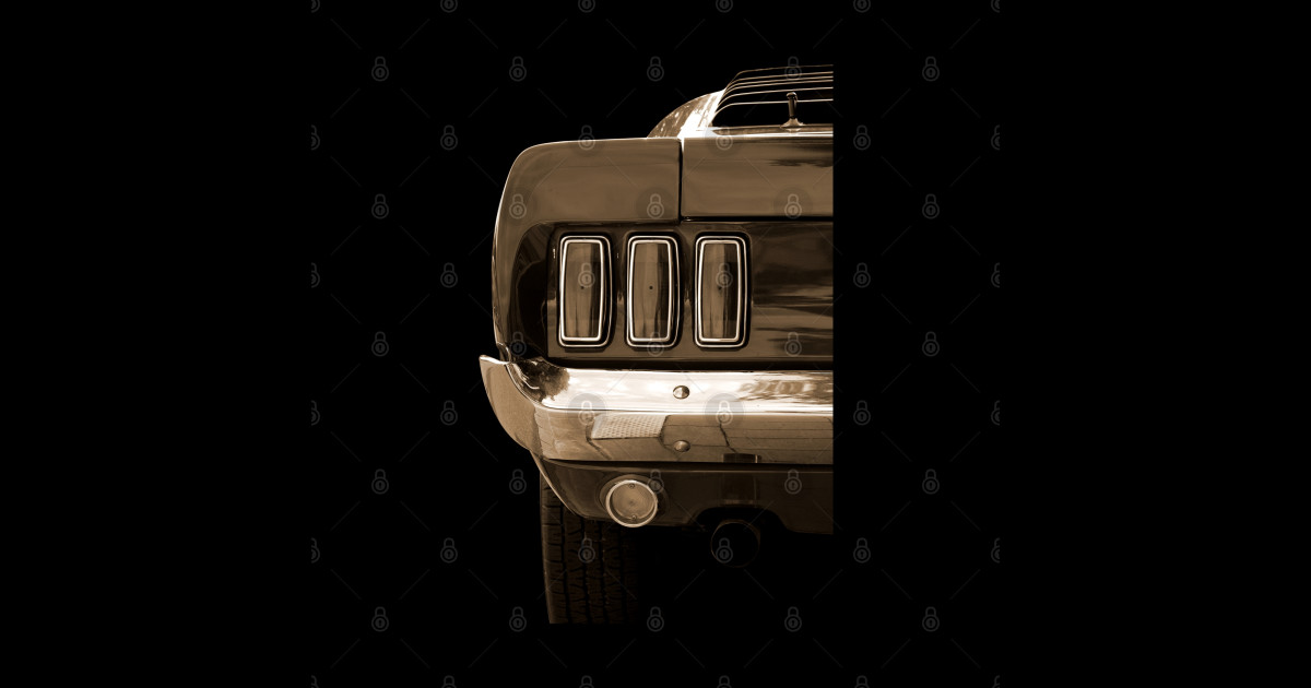Classic Car Mustang - Classic Car - Sticker | TeePublic
