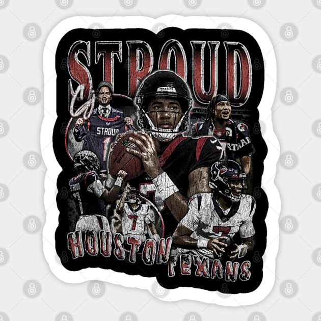 C.J. Stroud Vintage - Cj Stroud - Sticker | TeePublic