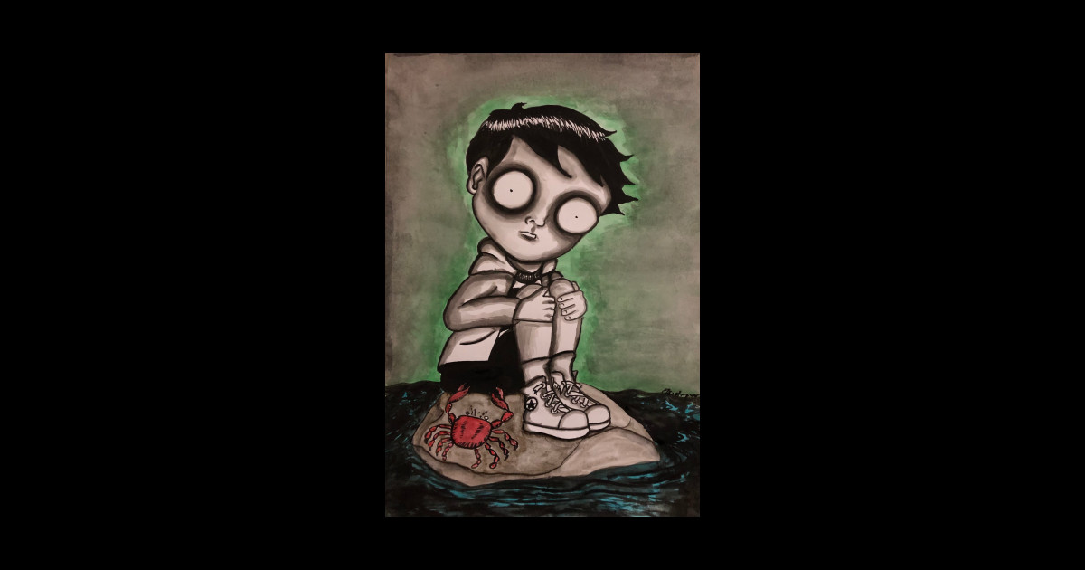 Deadboy lost at Sea - Lowbrow Pop Art - Sticker | TeePublic