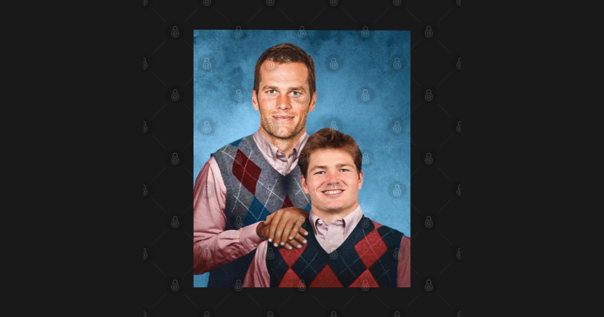 Drake Maye And Tom Step-brothers New England Football - Drake Maye - T ...