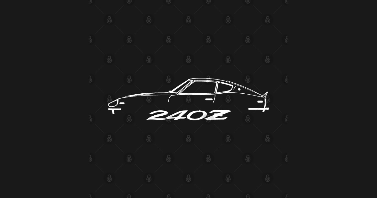 Datsun 240z Silhouette - Datsun 240z - T-Shirt | TeePublic