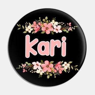 Flower Border Wilma Name Label Pins and Buttons for Sale | TeePublic