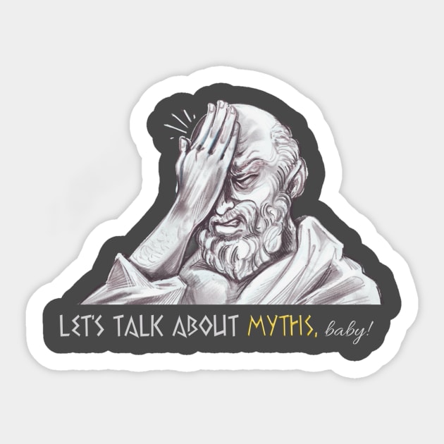Plato Face Palm - Plato - Sticker | TeePublic