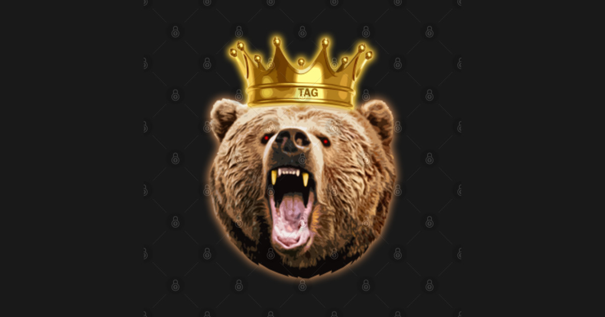 Bear King - Bear - Long Sleeve T-Shirt | TeePublic