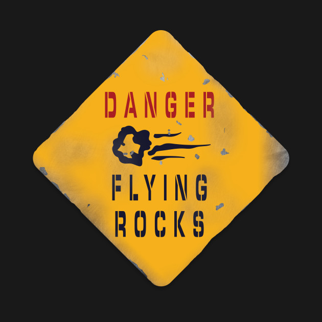 DANGER FLYING ROCKS - Descendants - T-Shirt | TeePublic