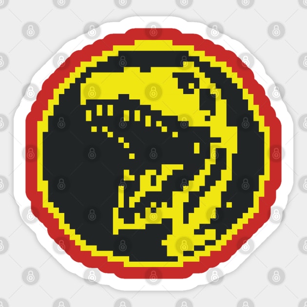 Red Ranger 8 bit pixelart - Red Ranger Pixelart - Sticker | TeePublic