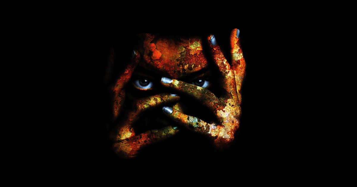 Apocalyptic Skin - Decaying Face - Sticker | TeePublic