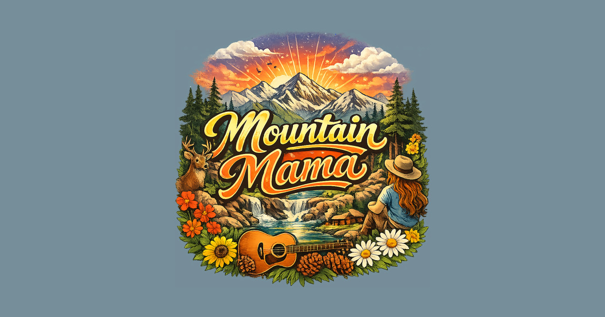 Mountain Mama - Country Roads Take Me Home - T-Shirt | TeePublic
