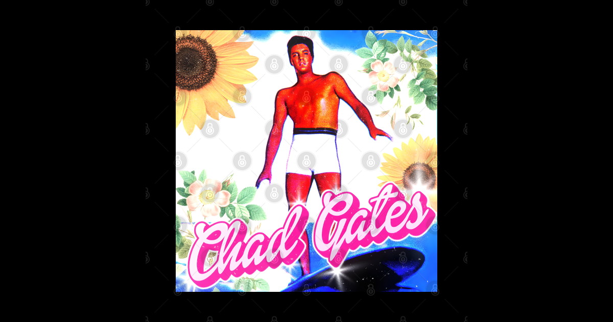 Chad Gates - Elvis - Sticker | TeePublic