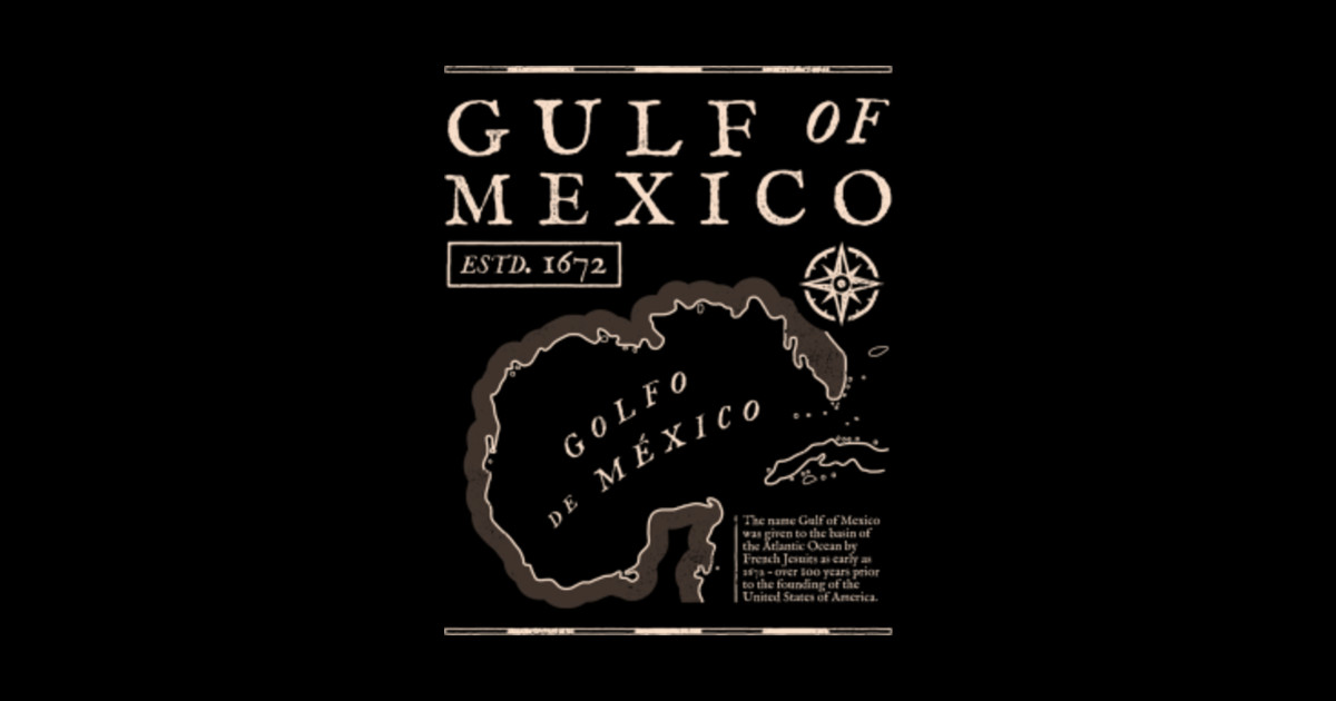 Gulf of Mexico 1672 Historic Map - Gulf Of Mexico 1672 Historic Map ...