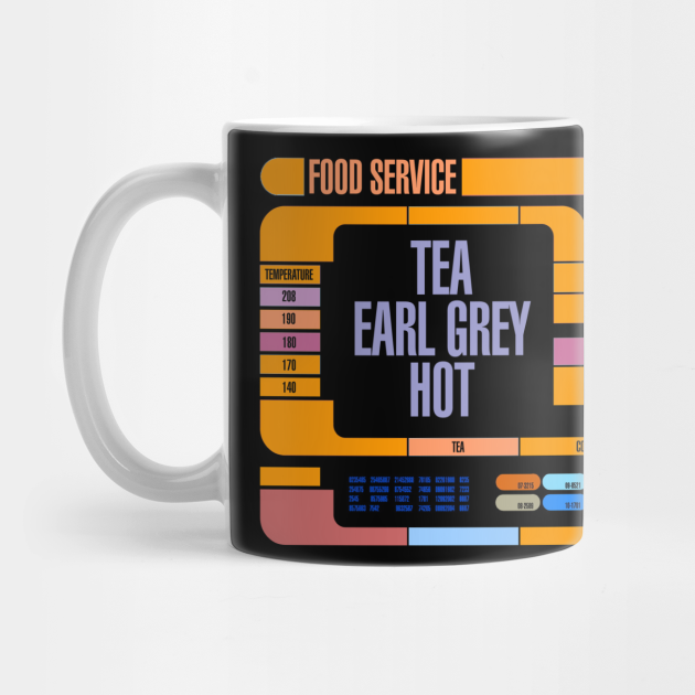 Captains Drink Tea! - Star Trek - Mug | TeePublic