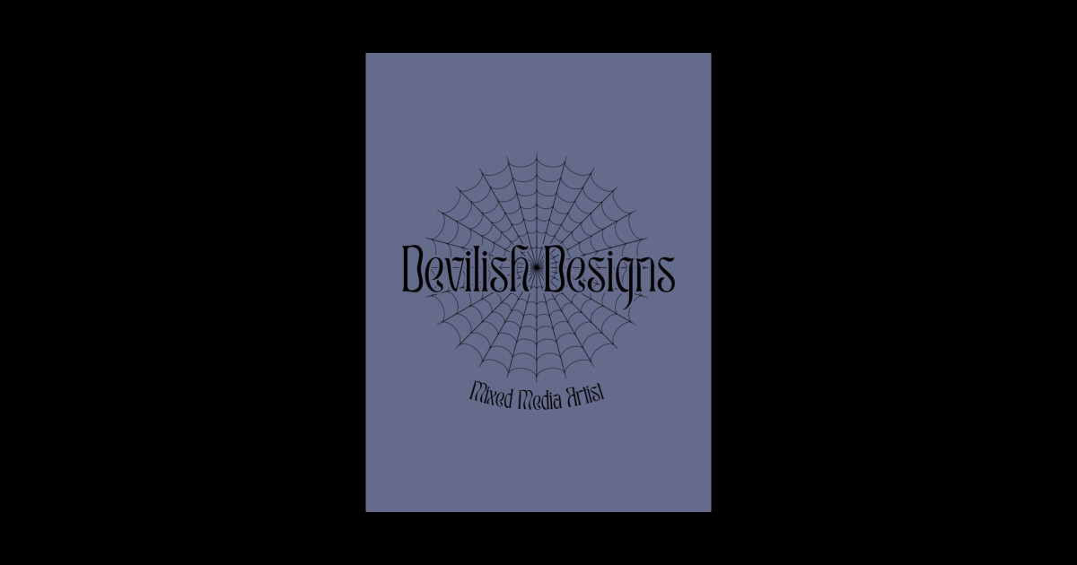 Devilish Designs Logo - Logodesign - Sticker | TeePublic