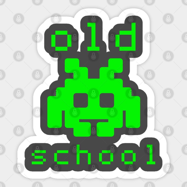 Old School - Space Invaders - Sticker | TeePublic
