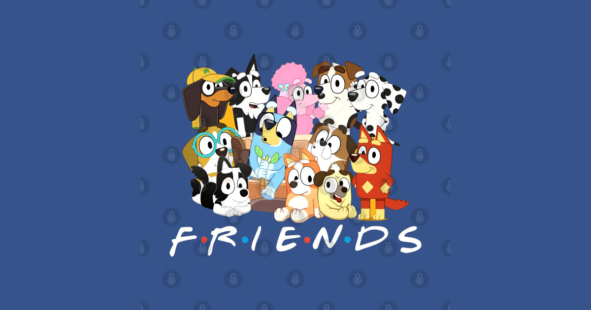 Friends Bluey - Friendship - T-Shirt | TeePublic