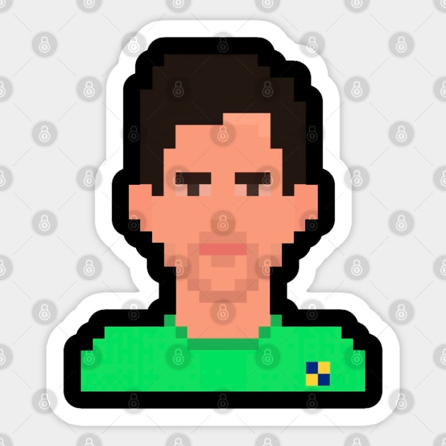 Courtois 8bit - Courtois - Sticker | TeePublic