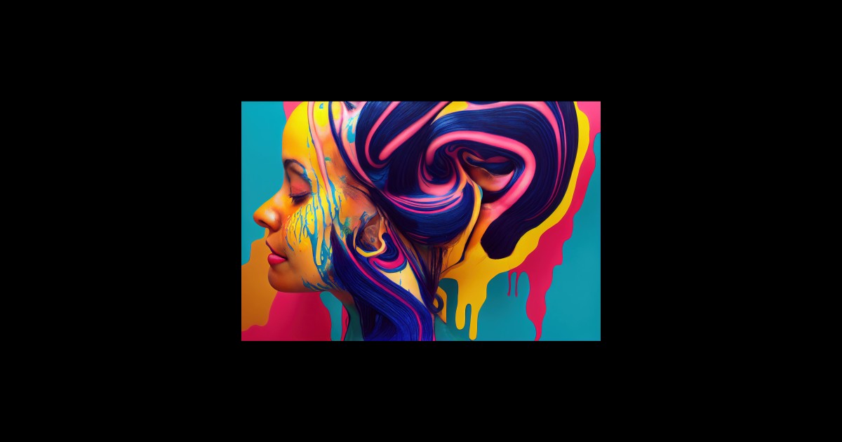 Painted Insanity Dripping Madness 3 - Abstract Surreal Expressionism ...