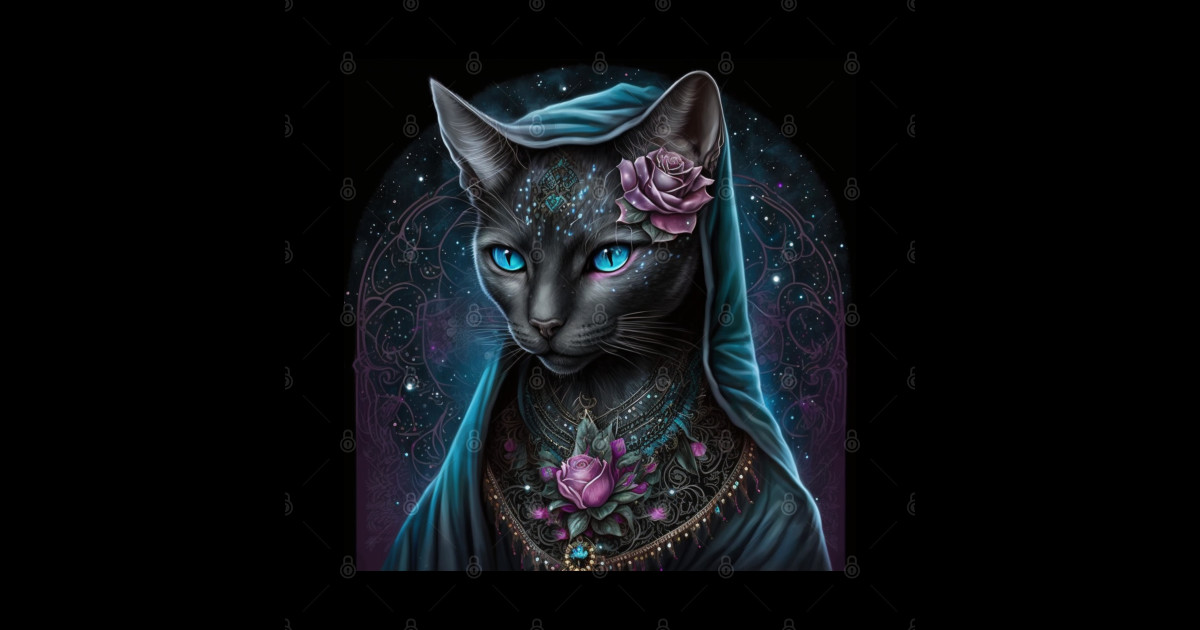 Gothic Beauty Abyssinian Cat - Abyssinian Gold - Posters and Art Prints ...