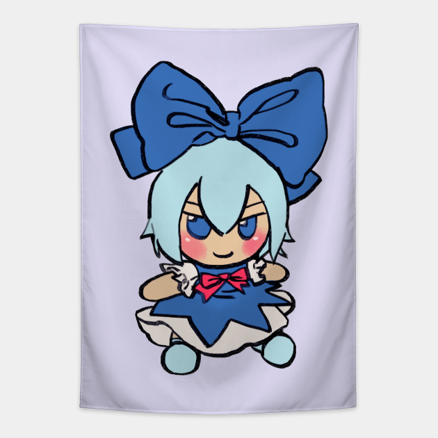 I draw that cirno fumo plush meme / touhou - Touhou - Tapestry | TeePublic