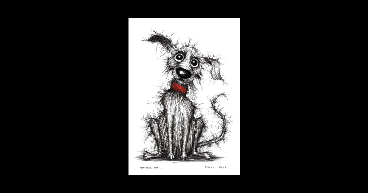 Horrid dog - Mucky Mutts - Sticker | TeePublic