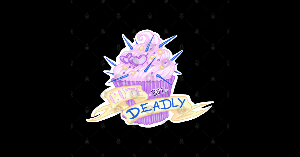Cute but deadly - Cute But Deadly - Sticker | TeePublic