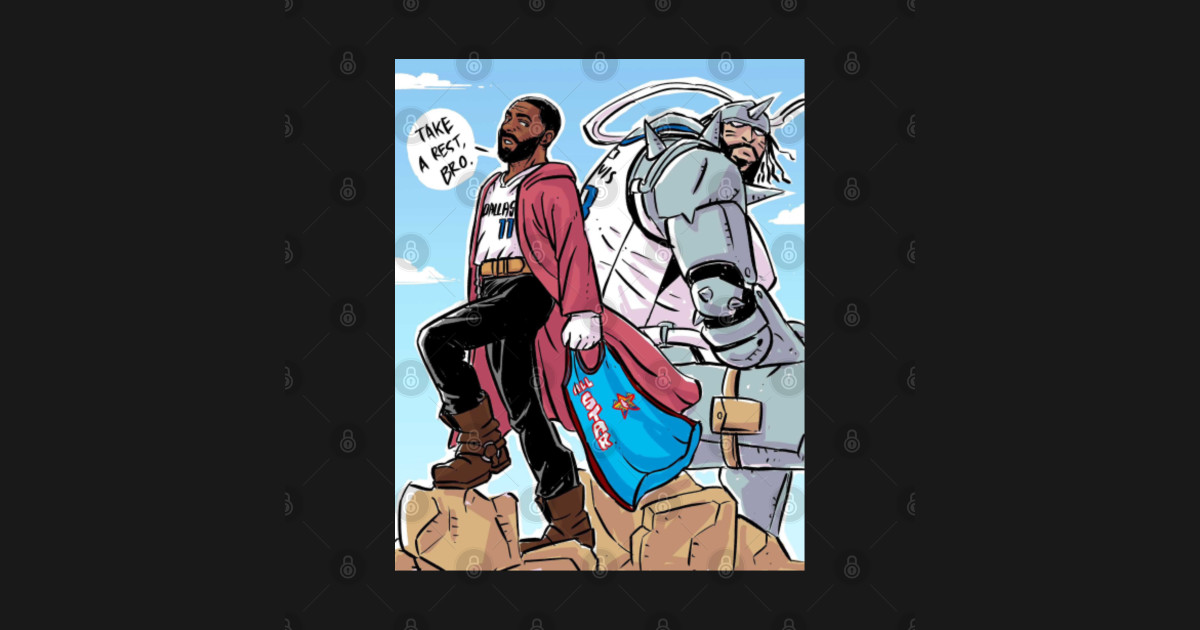 Anthony Davis & Kyrie Irving Take A Rest Bro - Anthony Davis - T-Shirt ...