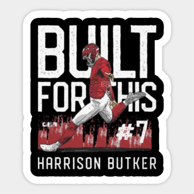 Harrison Butker Kansas City Made for This - Harrison Butker - Sticker ...