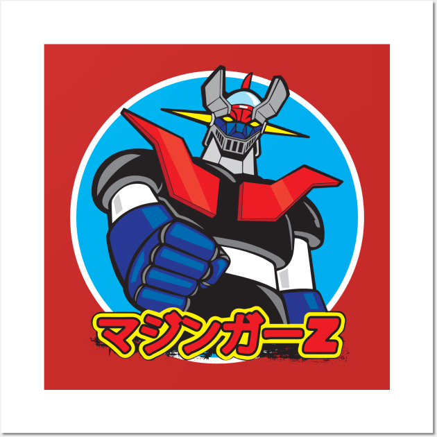 Mazinger Z Retro - Retro - Posters and Art Prints | TeePublic