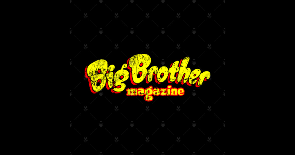 Vintage Big Brother Magazine Magazine Posters And Art Prints