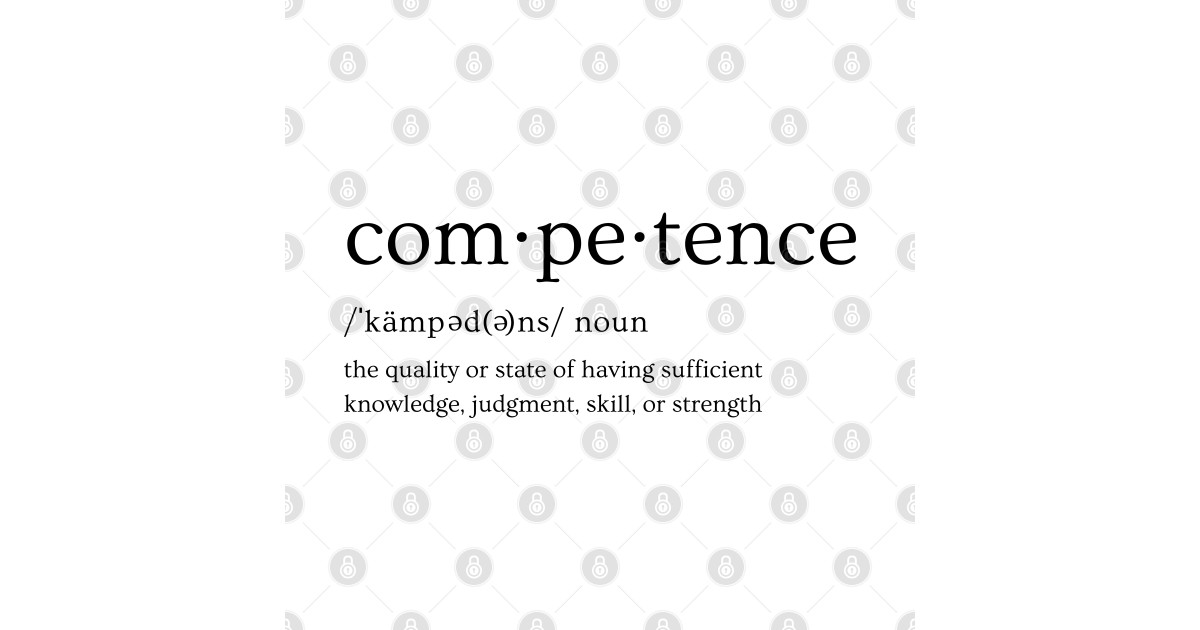 Competence Definition - Black for Light Colors - Competence Definition ...
