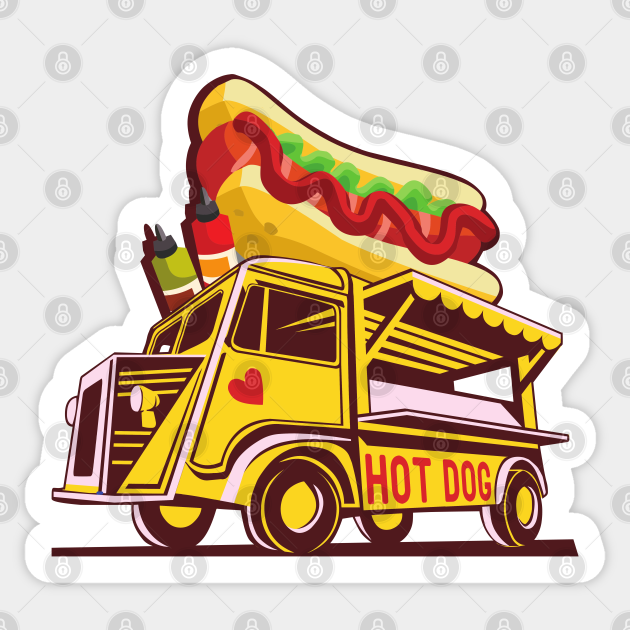 food truck - Food Truck - Sticker | TeePublic