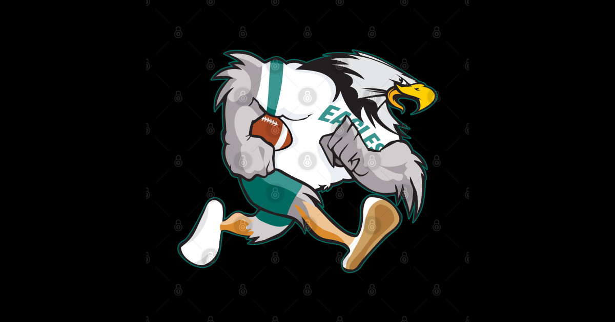 Retro Philly Big Bird Football - Birds Football - Sticker | TeePublic