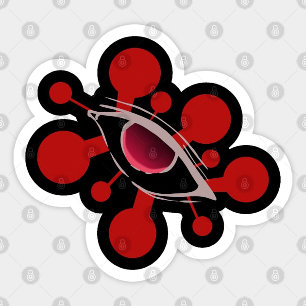 uzui tengen eye - Anime Merch - Sticker | TeePublic