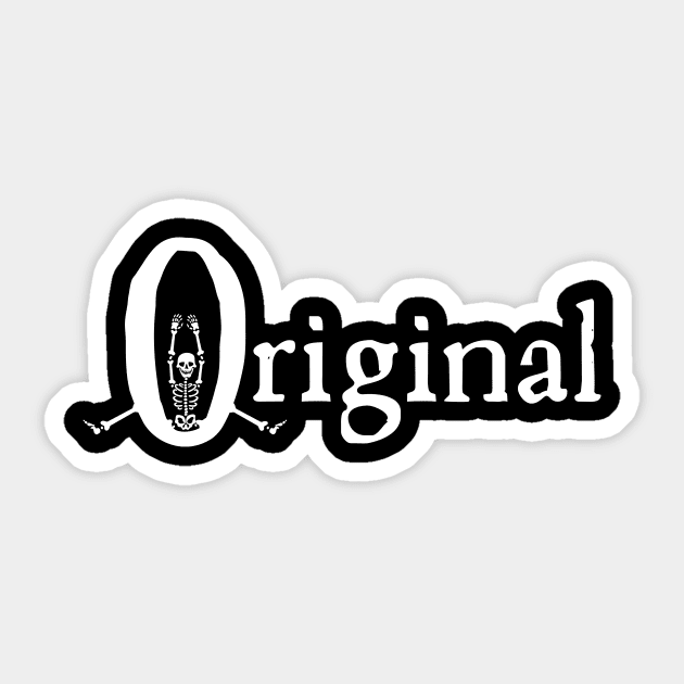 Original (Skull Skeleton) - Paranormal - Sticker | TeePublic