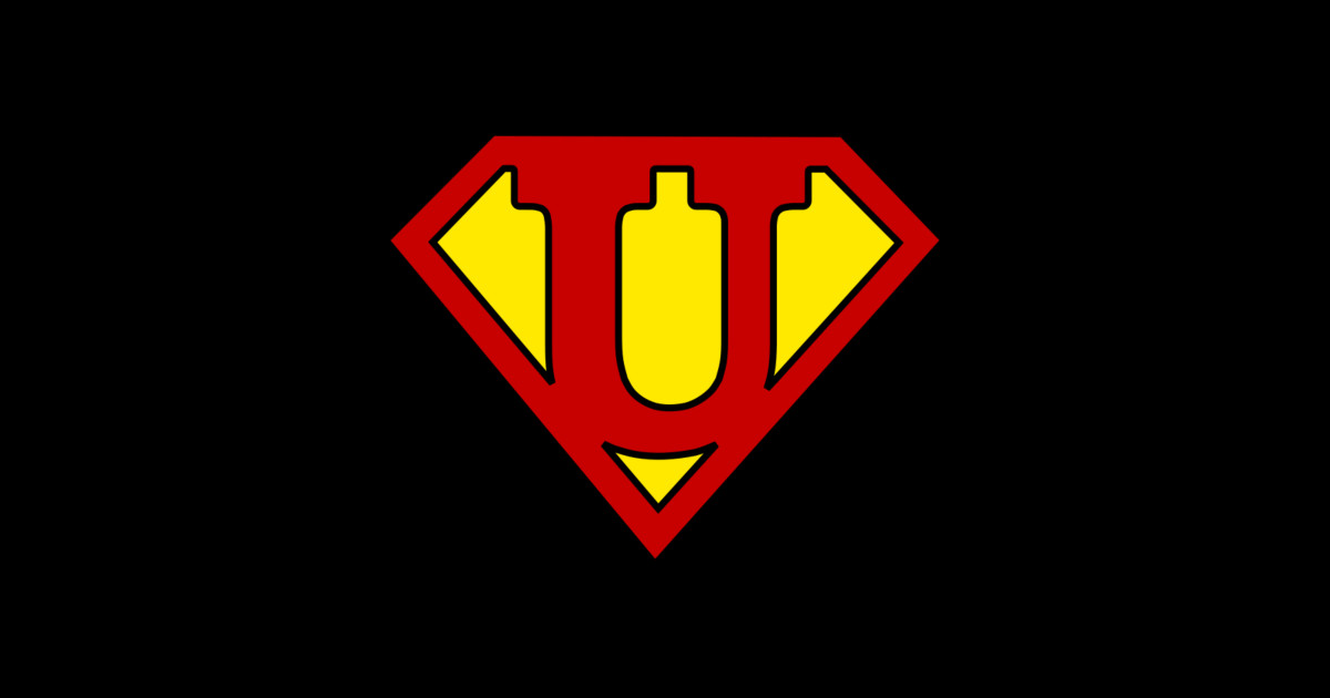 Superhero Symbol Letter U - Superman Symbol Letter U - Posters and Art ...