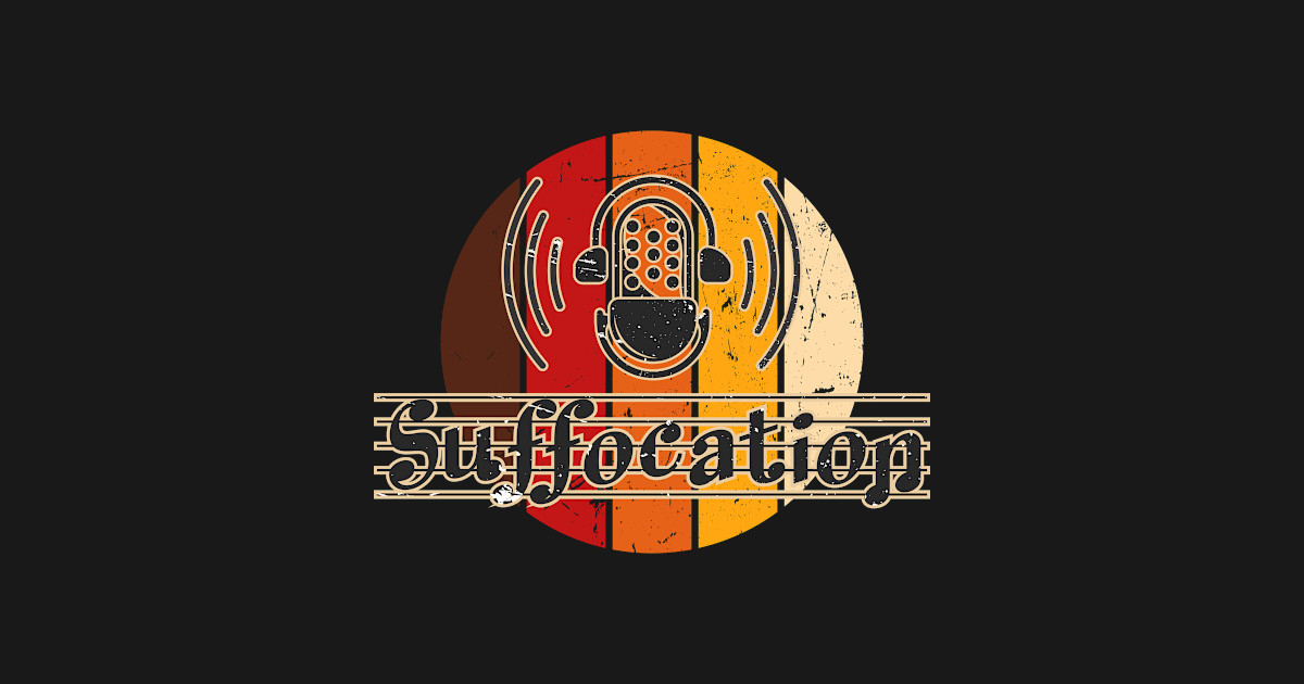 Retro Text Band Name Suffocation - Retro Text Band Name Suffocation - T ...