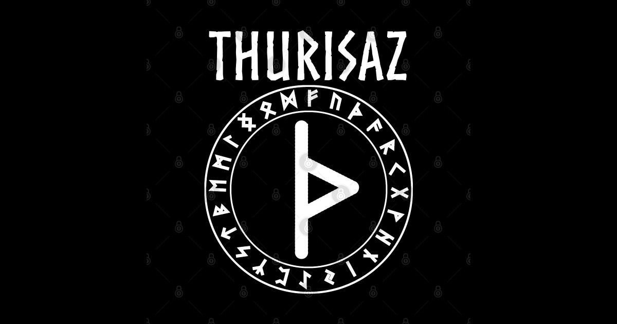Thurisaz Norse Rune of Thor - Thurisaz - Phone Case | TeePublic