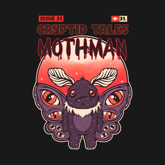 Cryptid Tales Mothman Comic - Mothman - T-Shirt | TeePublic