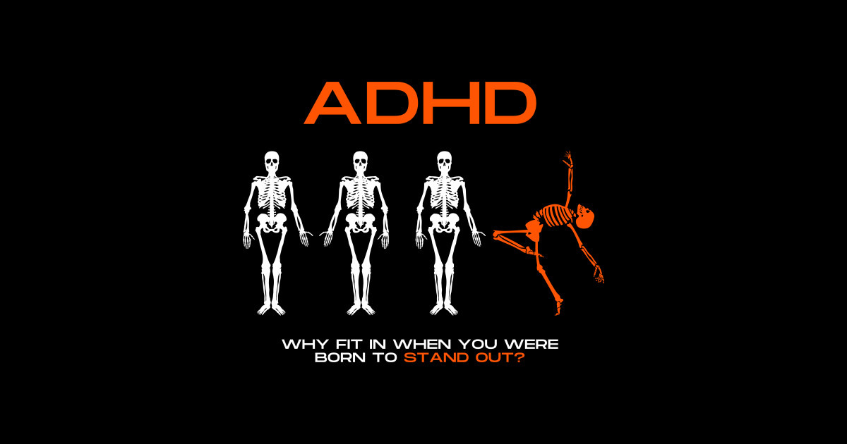 ADHD AWARENESS - Adhd - Sticker | TeePublic