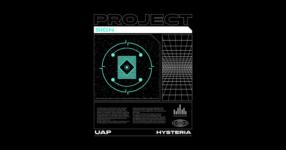 UAP Project - Uap - Sticker | TeePublic