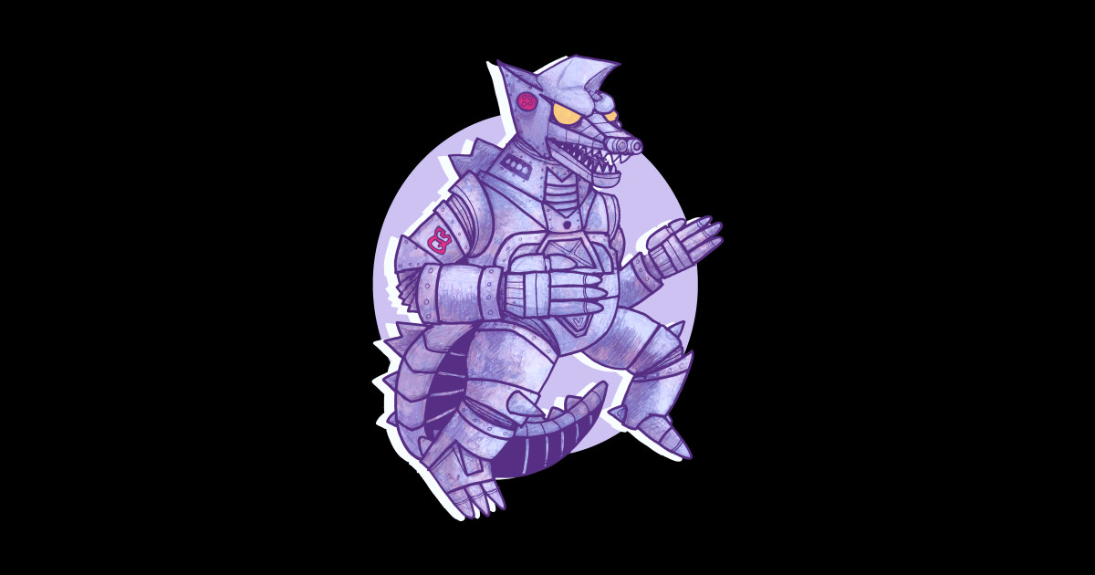 Mechagodzilla! - Mechagodzilla1974 - Sticker | TeePublic