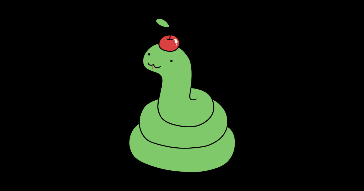 Cherry Snake - Snake - Sticker | TeePublic
