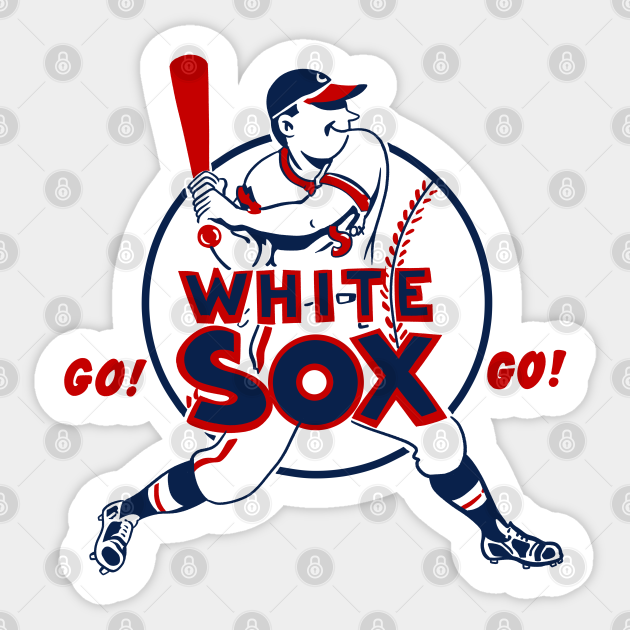 Vintage White Sox logo - mascot - White Sox - Sticker | TeePublic