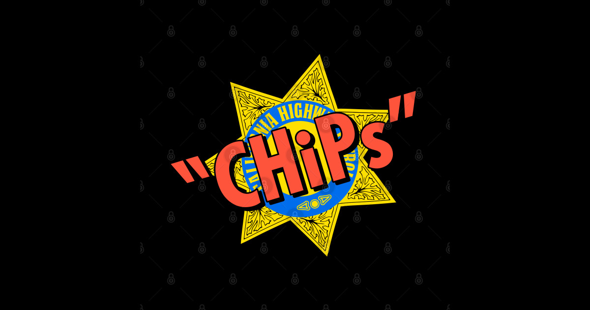 Chips Police Badge - Chips - Sticker | TeePublic