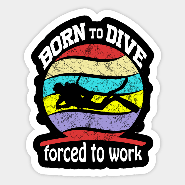 diving - Diving - Sticker | TeePublic
