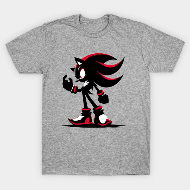 Shadow the Hedgehog Silhouette One - Shadow - T-Shirt | TeePublic