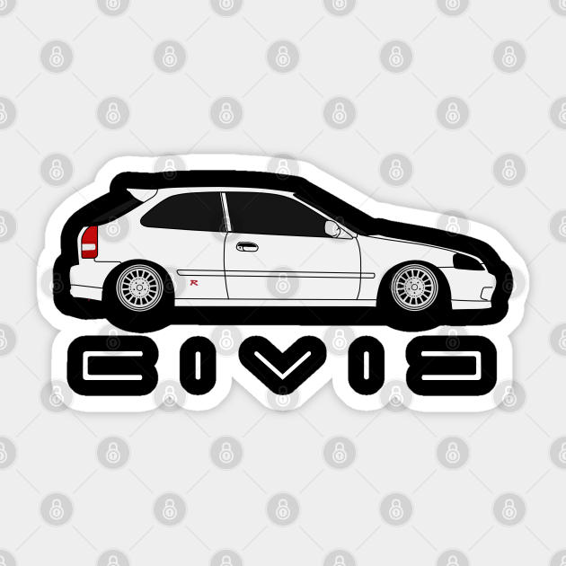 Honda Civic EK9 - Civic - Sticker | TeePublic