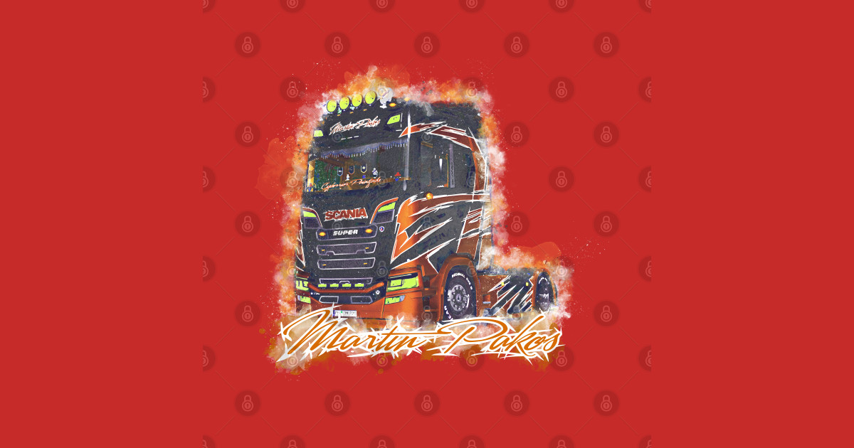 Martin Pakos Truck - Trucks - T-Shirt | TeePublic