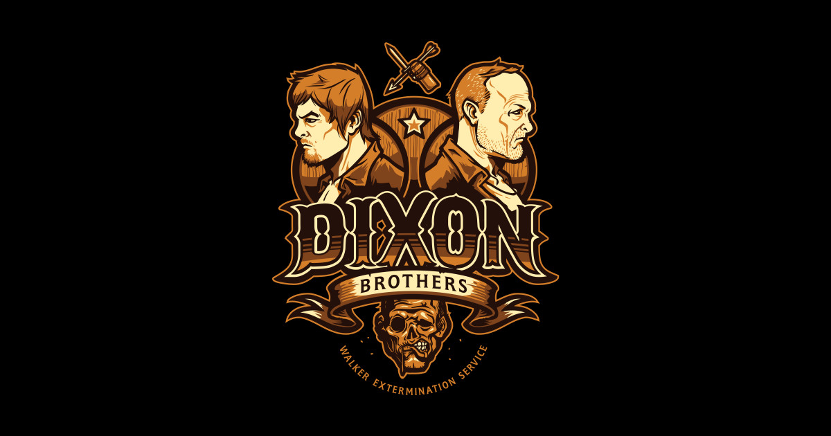 Dixon Bros. Walker Control - Daryl Dixon - Sticker | TeePublic