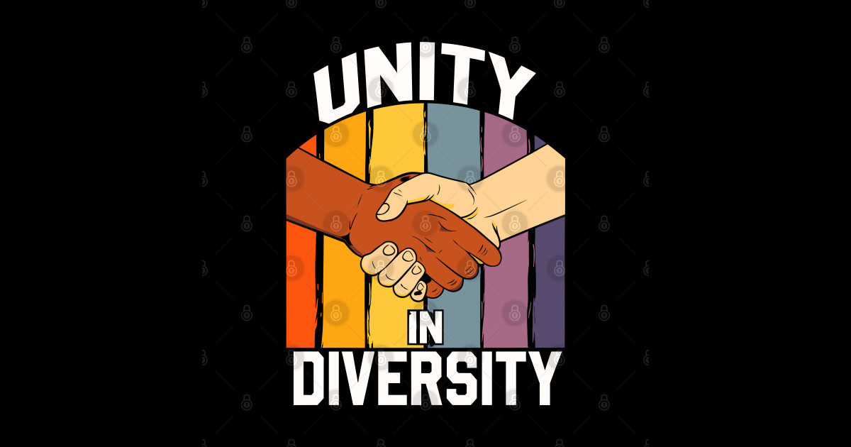 Unity in Diversity Multicultural Handshake - Diversity Unity - Sticker ...